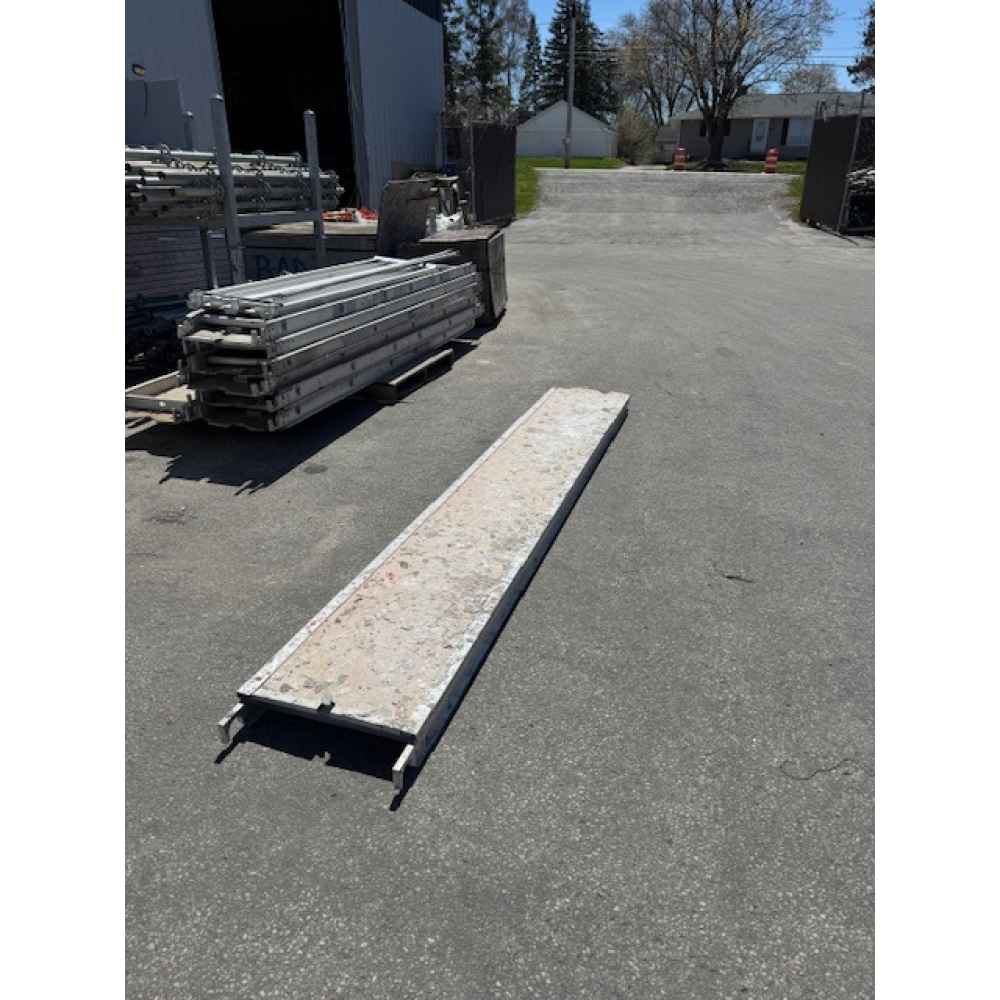 Excess Used 19”x10’ Alum/Plywood Scaffold Plank